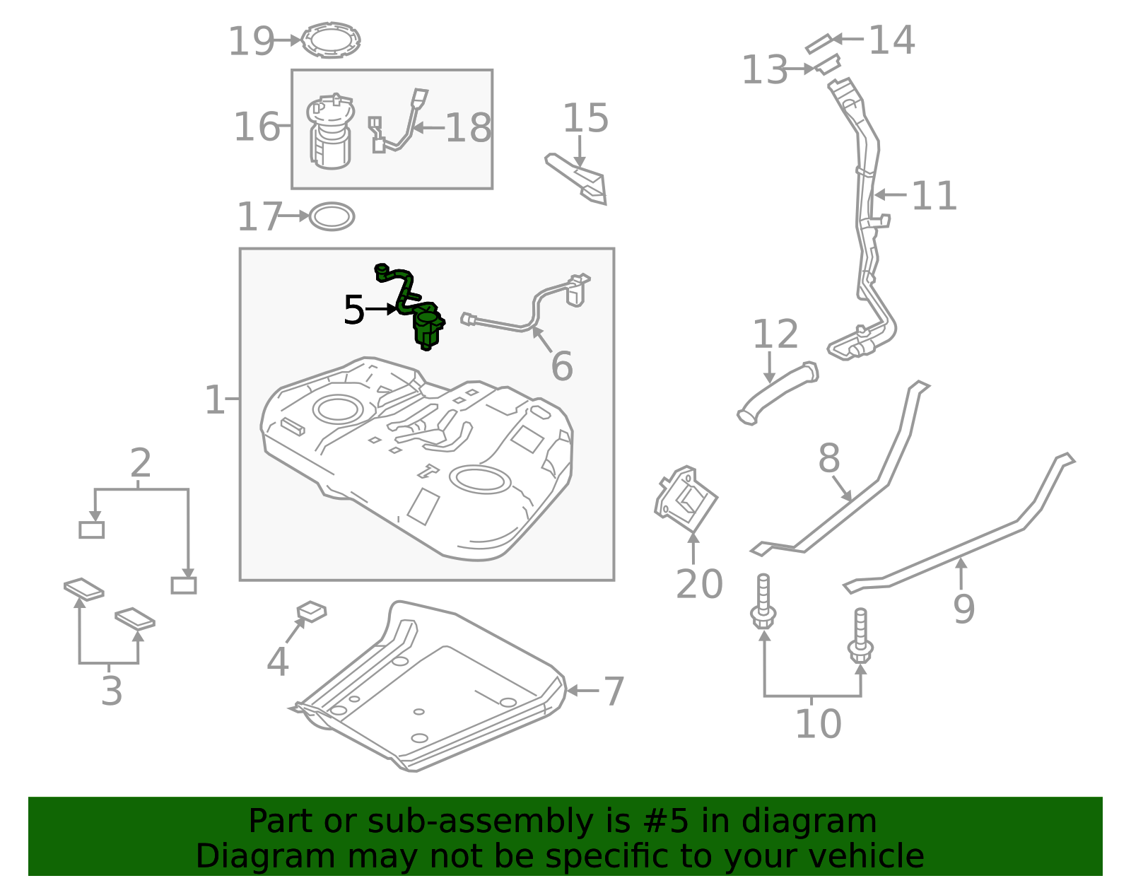 2014-2018 Ford Vapor Canister Purge Solenoid BB5Z-9G271-C | Ford OEM ...