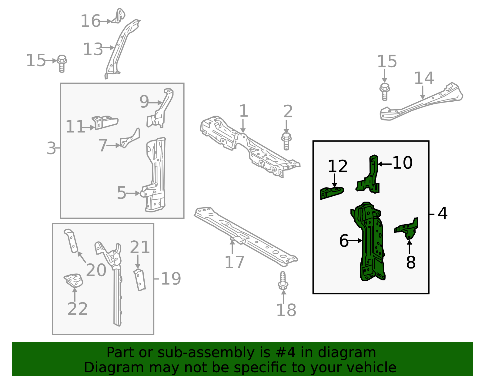 2018-2022 Toyota C-HR Support Assembly 53203-F4900 | Ourisman Toyota Parts