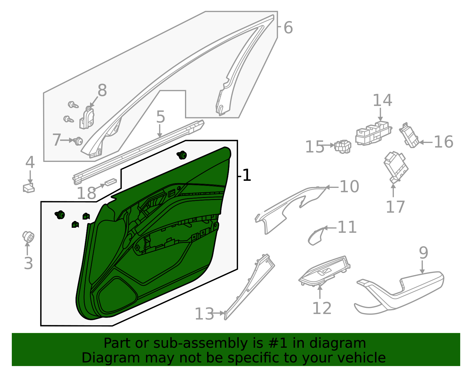 83551-TGV-A13ZC - High-Quality Door Trim Panel for 2021-2023 Acura TLX ...