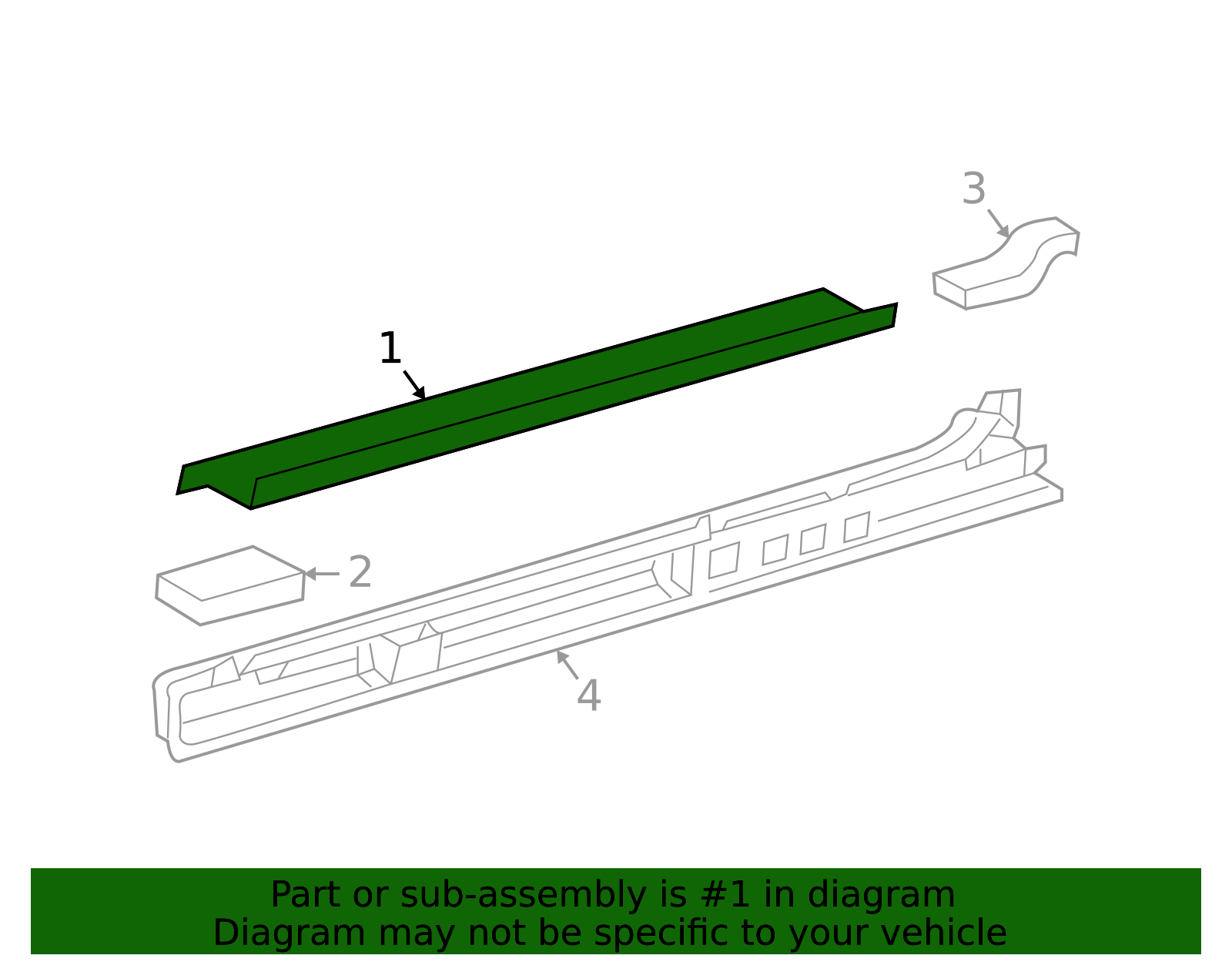 Toyota Rocker Panel - Side Frame Protection Panel - Part #61431-21020 ...