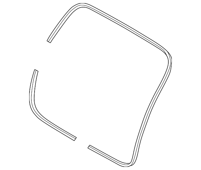 2022-2025 Hyundai Tucson Weather-Strip On Body 81761-N9200 | OEM Parts ...