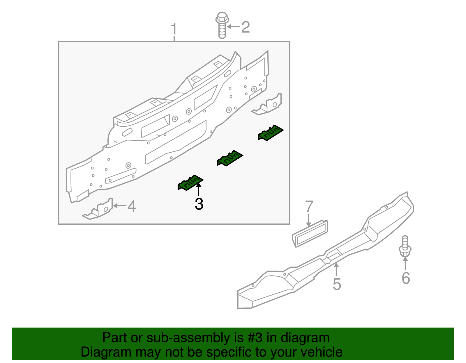2008-2025 Nissan Rear Body Panel Retainer H5240-4BAMA | Temecula Nissan ...