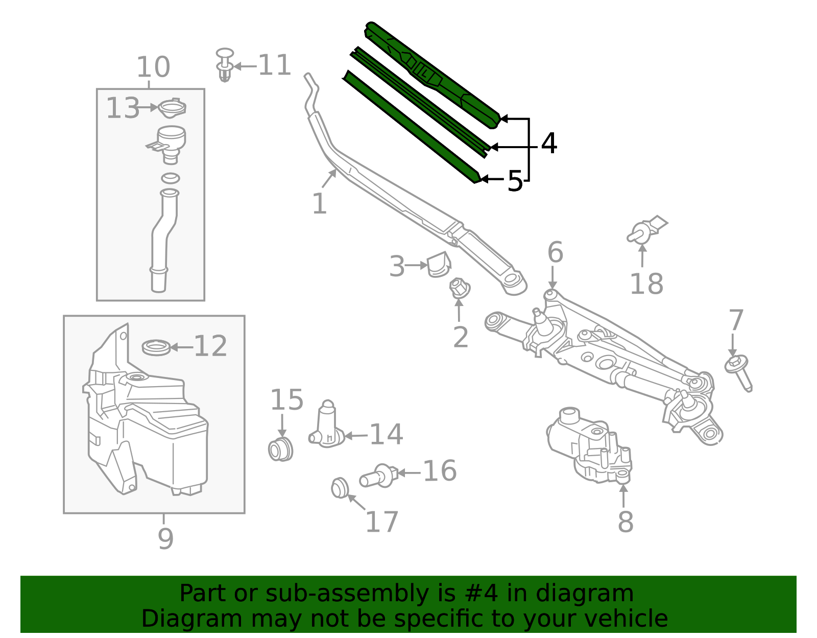 2022-2024 Toyota Corolla Cross 2022-2024 Toyota Corolla Cross - Wiper ...