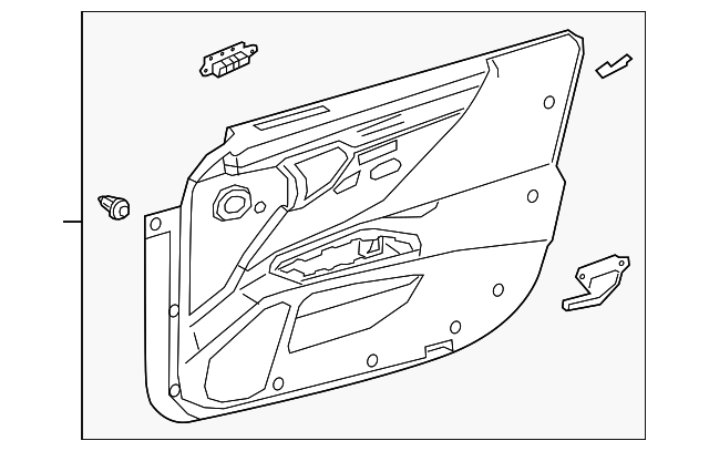 67620-06R20-L9 - 2019-2022 Lexus - Door Trim Panel | My L Parts