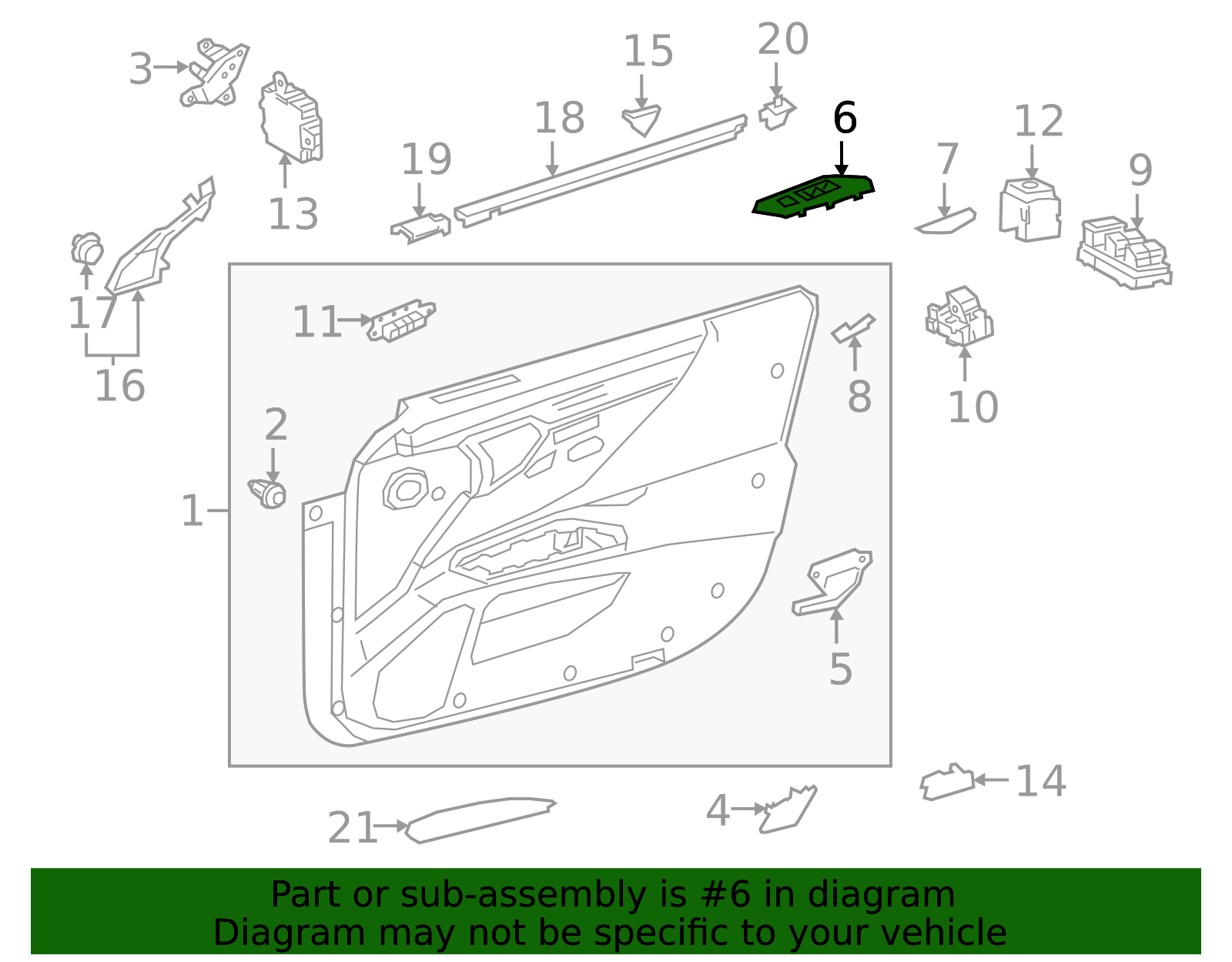 74240-06140 - 2022-2024 Lexus - Switch Bezel | My L Parts