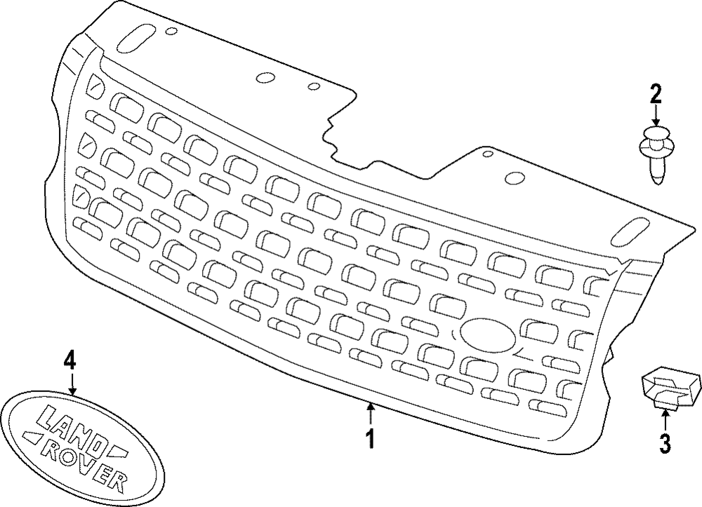 2022-2023 Land Rover Range Rover | Grille | LR173774 | Express Land ...