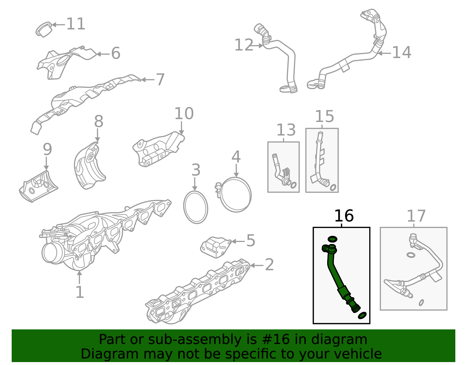 2019-2024 Land Rover | Oil Return Tube | LR175458 | Express Land Rover ...