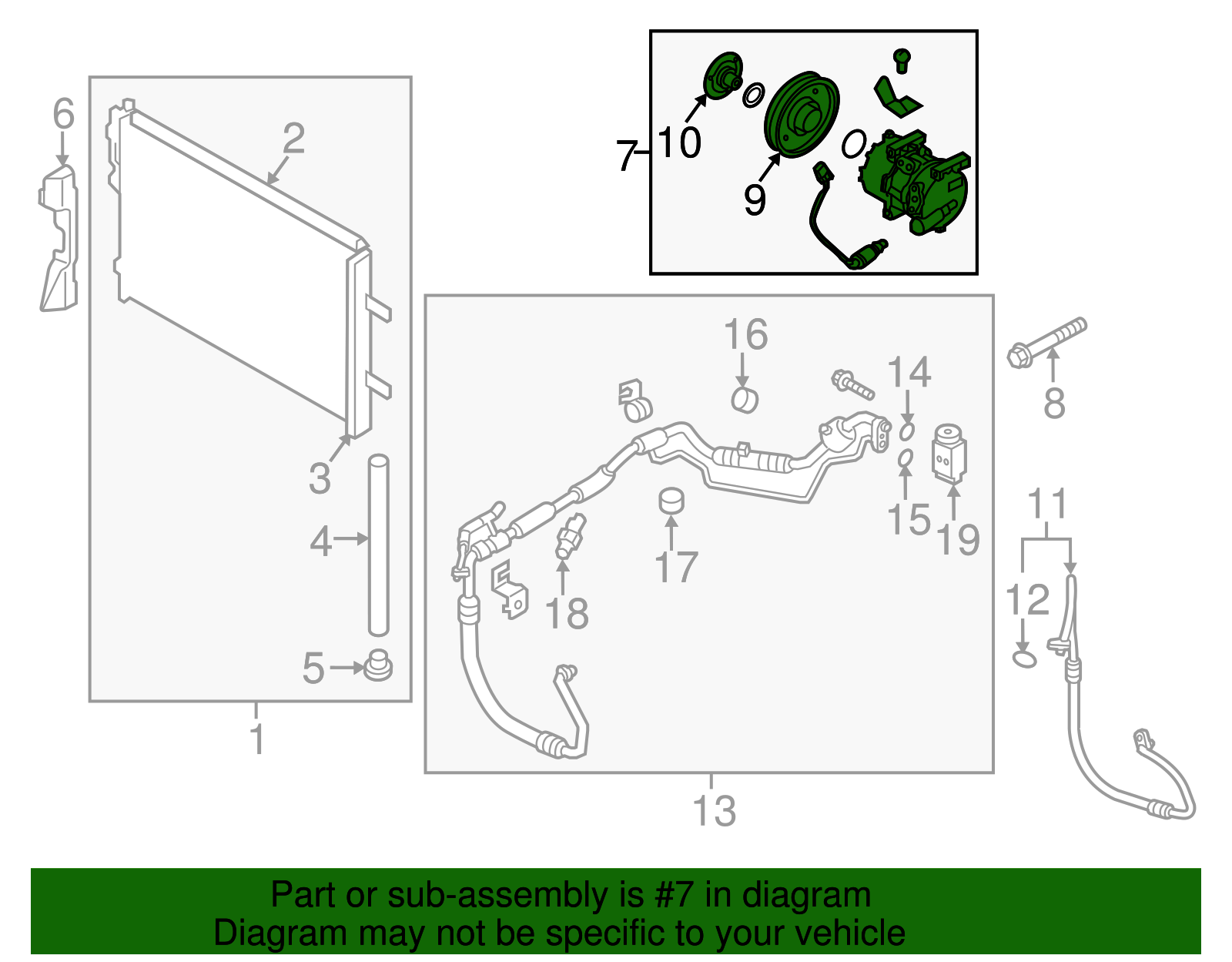 97701-1W600 - Compressor Assembly 2015-2017 Kia Rio | Kia.Parts Store