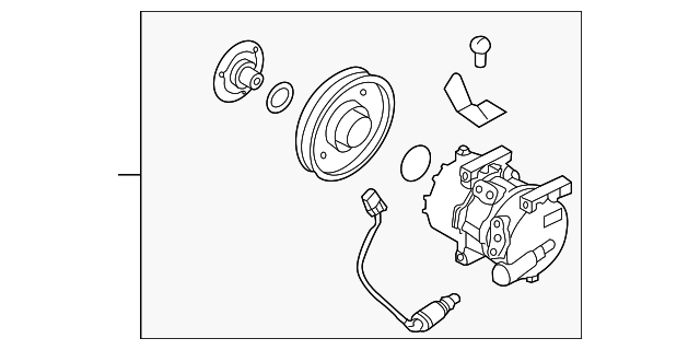 97701-1W600 - Compressor Assembly 2015-2017 Kia Rio | Kia.Parts Store