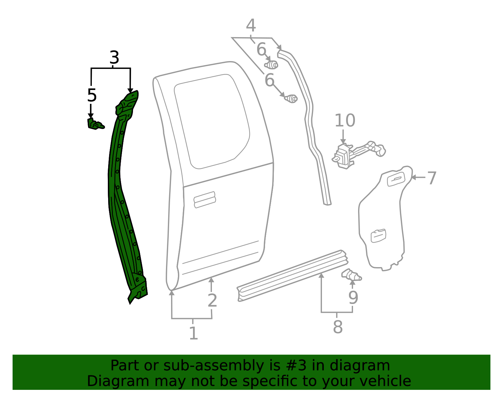 2000-2006 Toyota Tundra Front Weather-Strip 67871-0C010 | MotorMotor