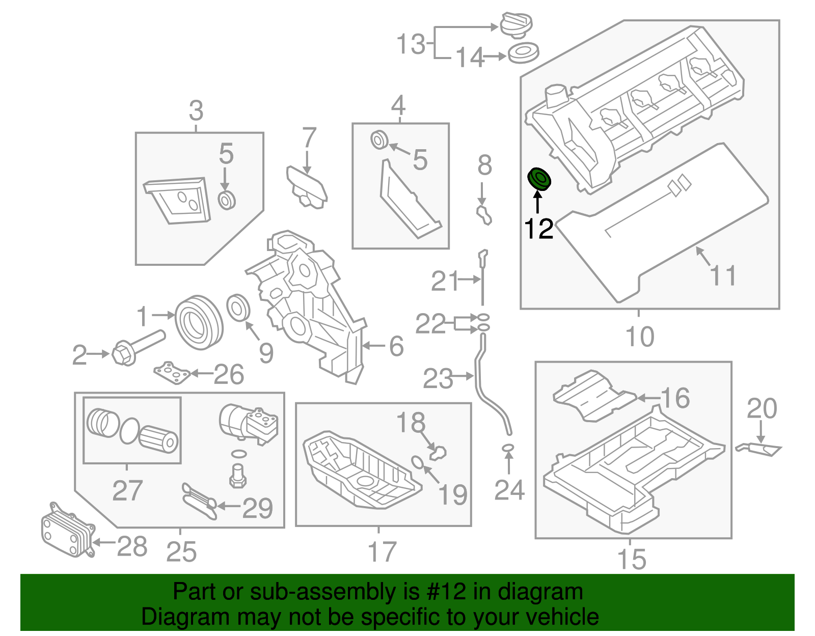 1996-2016 Hyundai Spark Plug Tube Seal 22443-23001 | OEM Parts Online