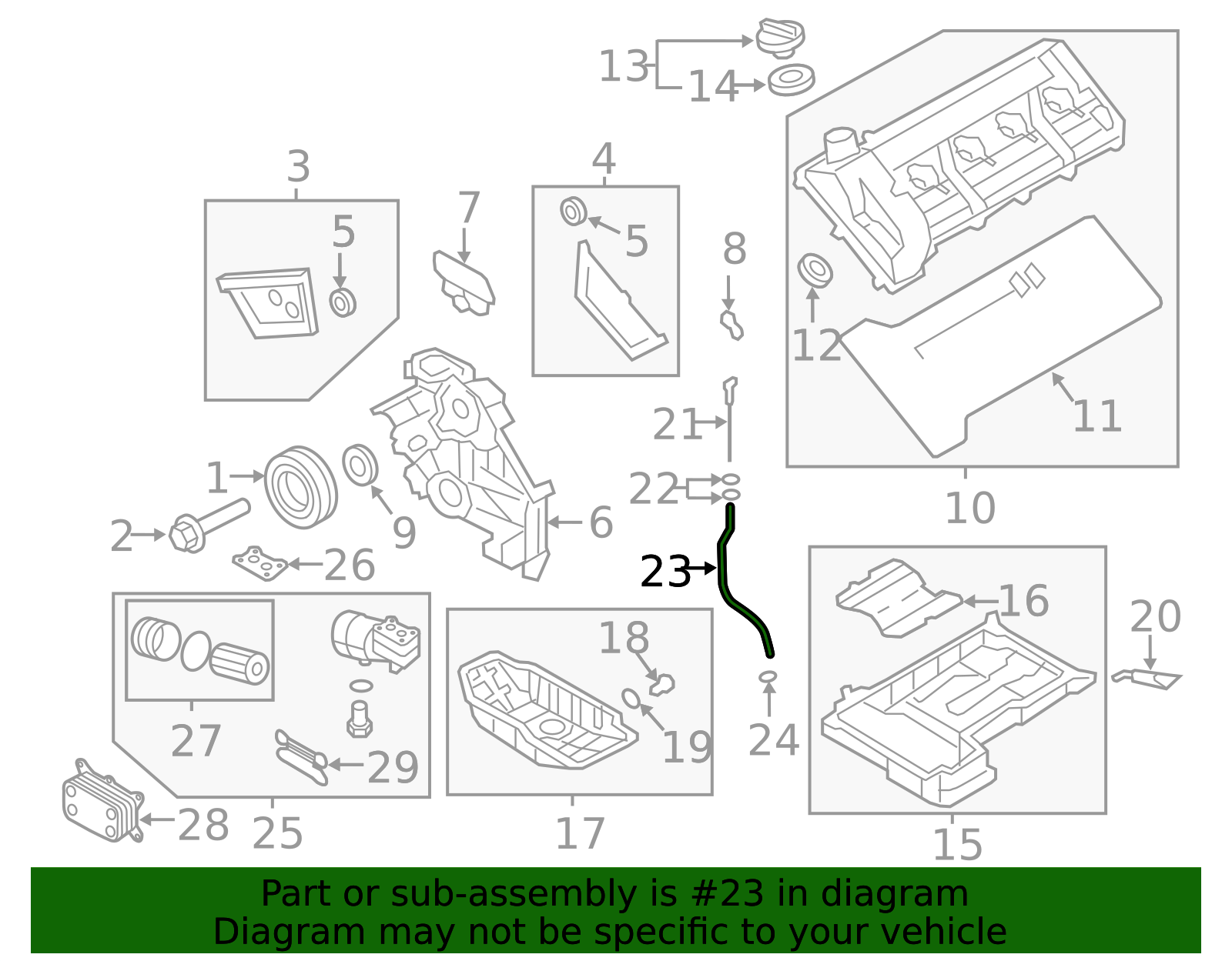 2009-2016 Hyundai Oil Tube 26612-3F300 | MotorMotor