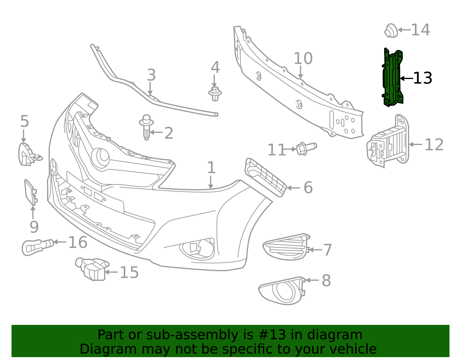Radiator Air Deflector - OEM Engine Cooling Channel | AutoNation Parts