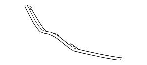 Genuine Toyota Upper Seal part# 53395-52040 for 2012-2014 Toyota Yaris ...