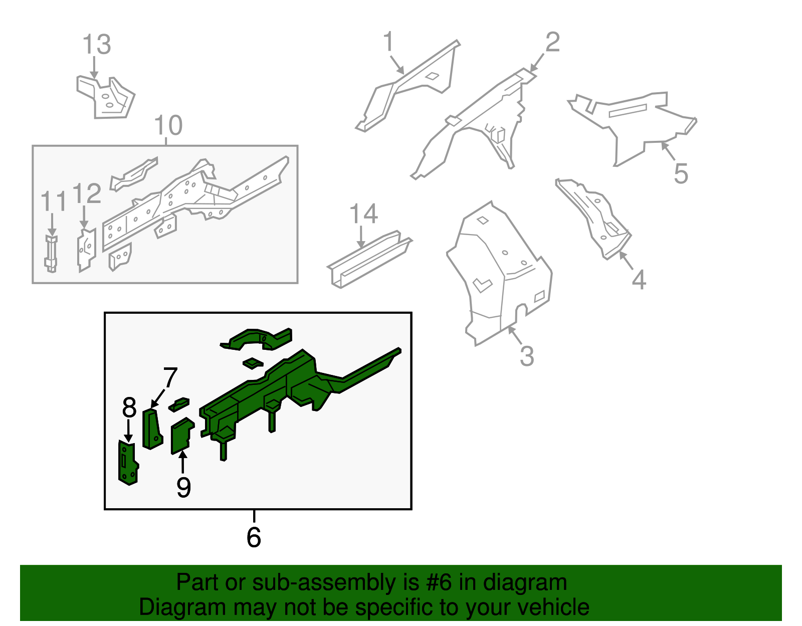 2014-2020 Infiniti Inner Rail G5111-4GA0A | Infiniti of Nashua