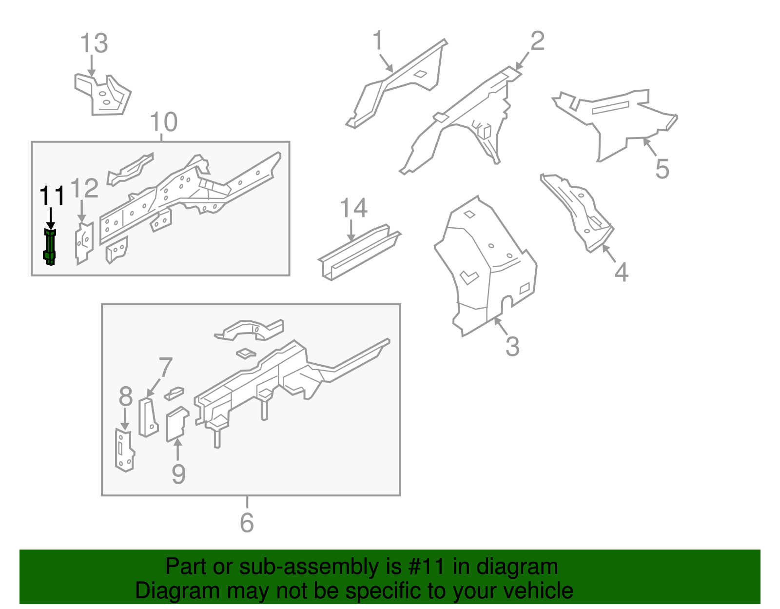 2014-2020 Infiniti Bumper Bracket 751R0-4GA0A | Faulkner Infiniti of ...