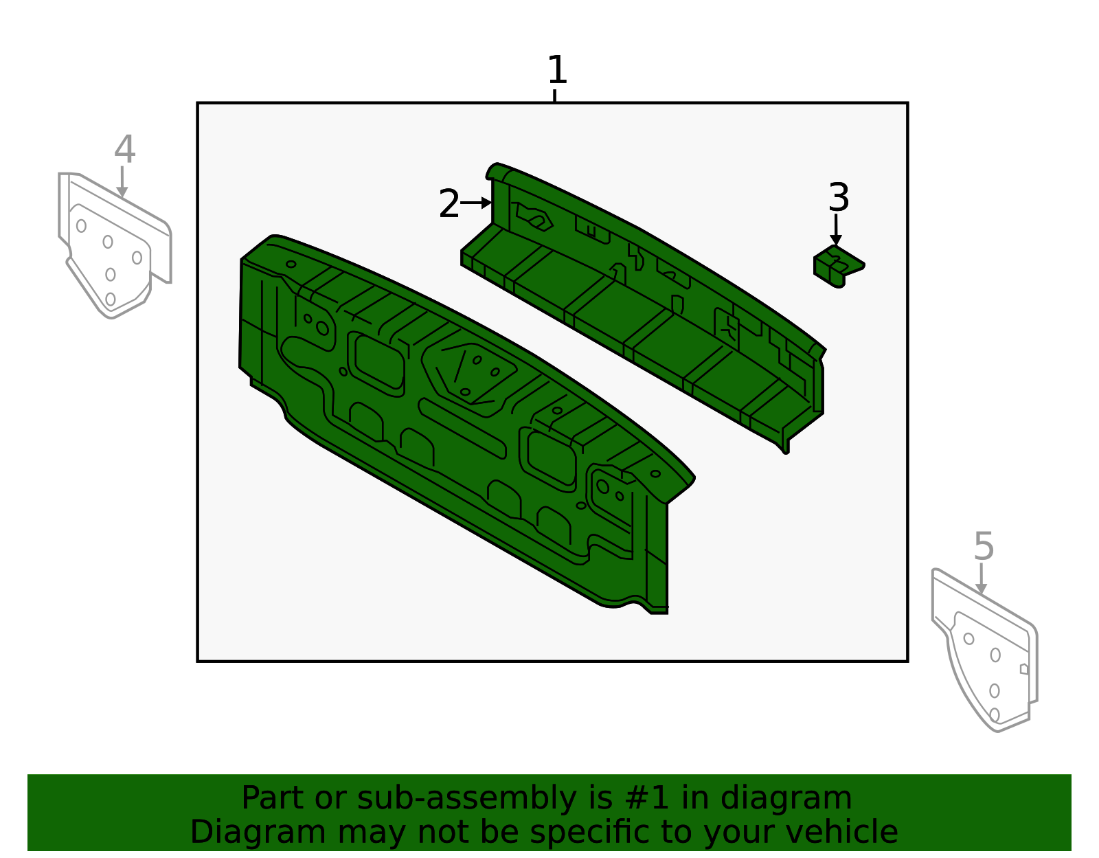 5257B031 - Rear Body Panel 2011-2025 Mitsubishi Outlander Sport ...