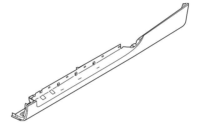 8J0-853-855-B-GRU - Rocker Molding 2009-2015 Audi | Audi OEM Parts Guy