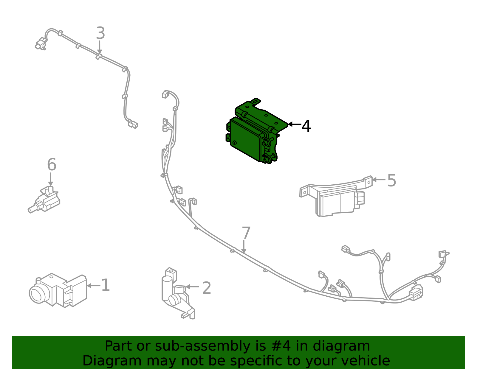 Hyundai - 99110-IY000 - Distance Sensor - 2024-2025 Genesis GV70 | OEM ...