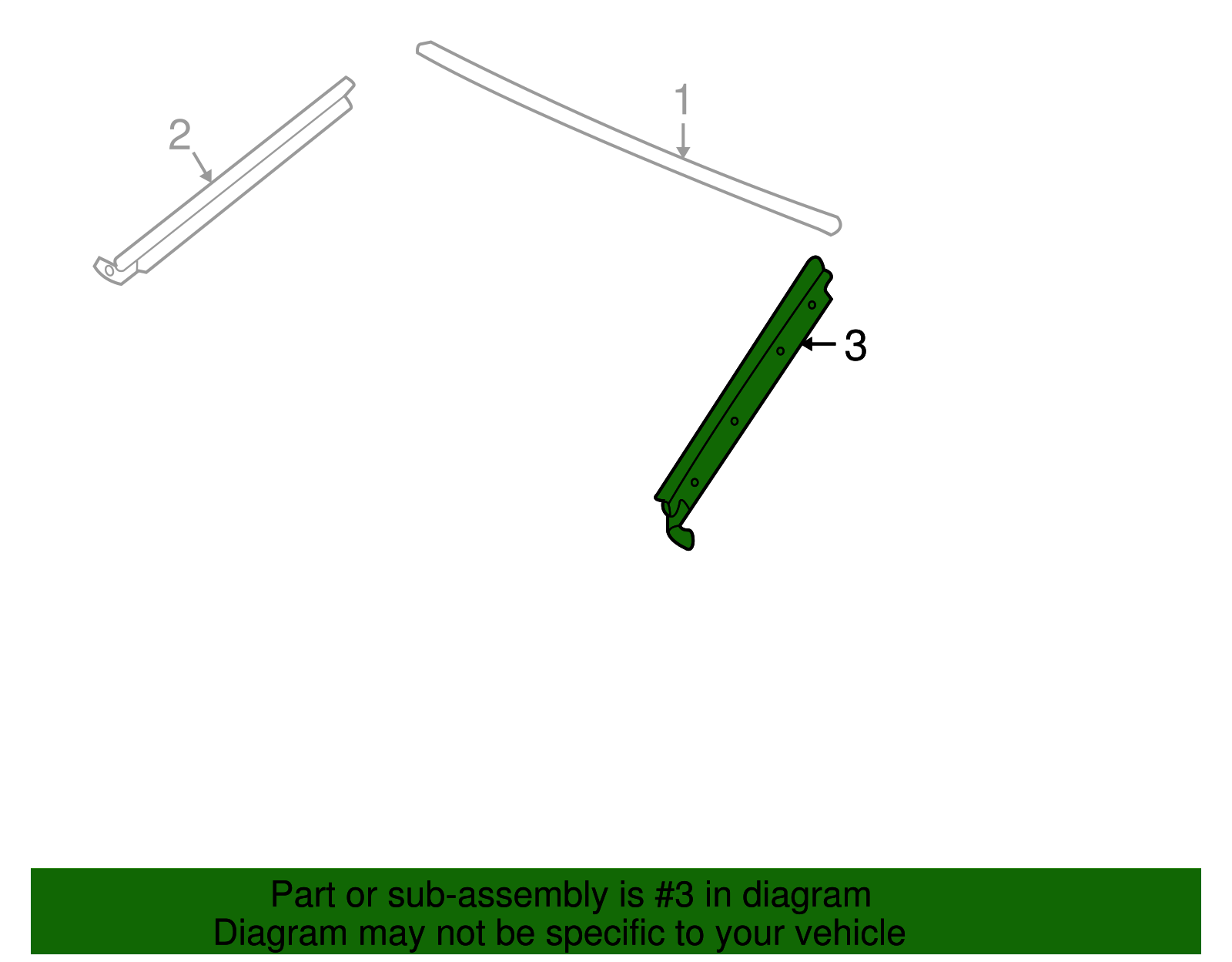 75534-0C030 - Side Molding - 2001-2007 Toyota | Nucar Toyota Parts