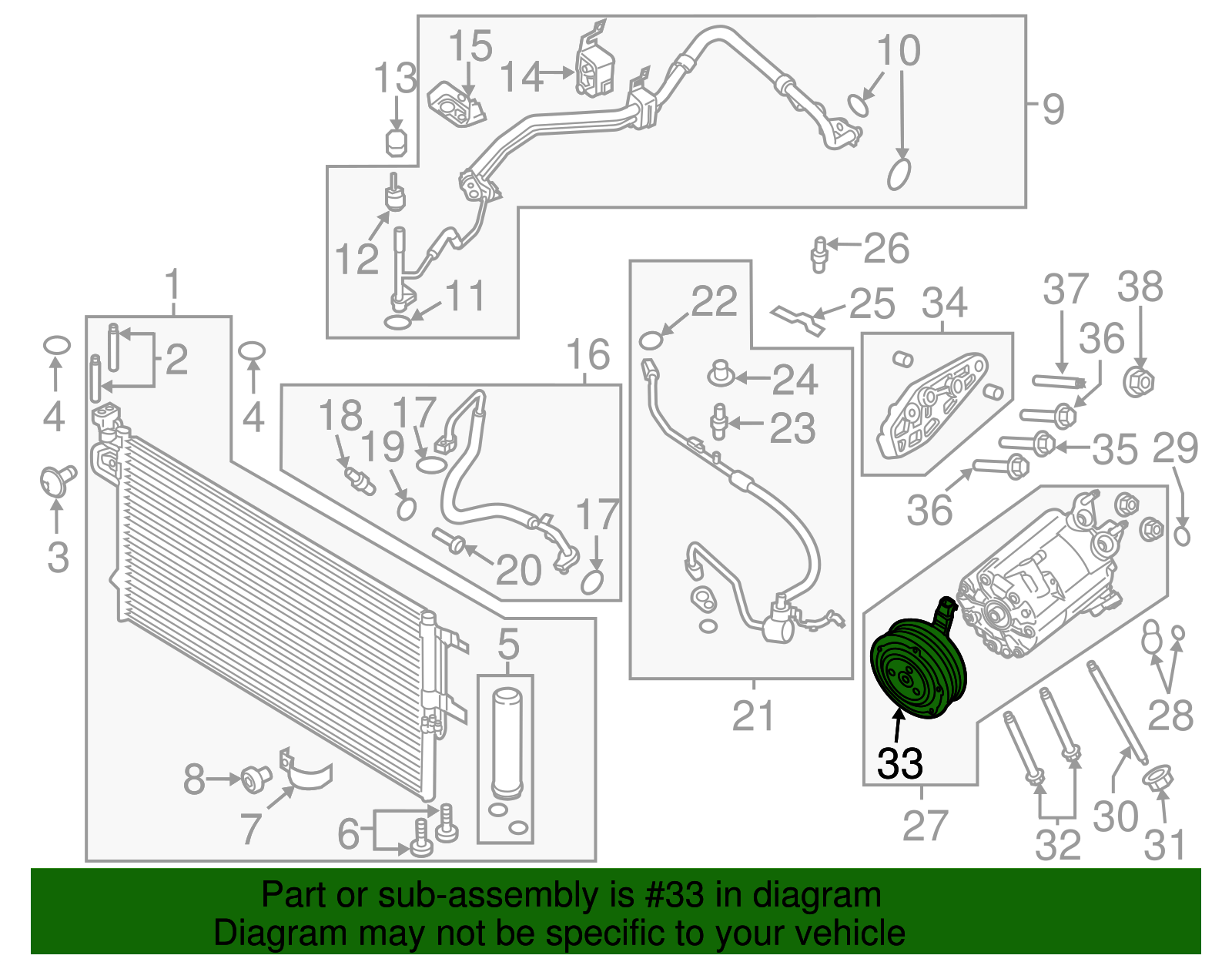 GV6Z-19D786-AA - Clutch Assembly 2017-2019 Ford | Ford Parts Direct