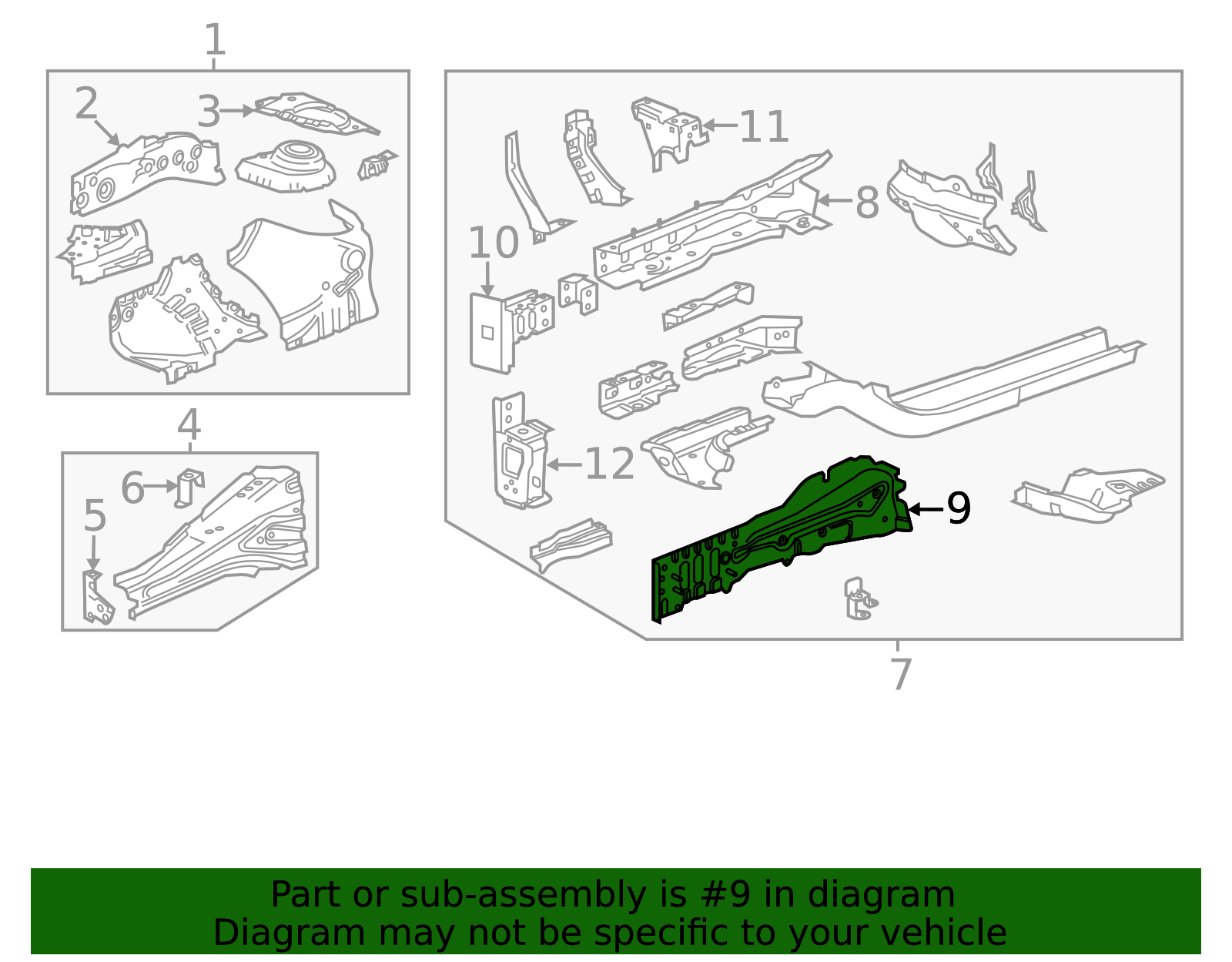 42691505 - High-Quality Outer Rail for 2012-2016 Chevrolet Sonic ...