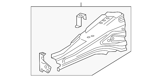 2012-2020 Chevrolet Sonic Passenger Side Engine Compartment Outer Side ...