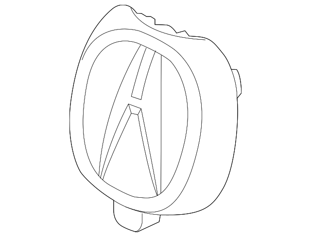 Genuine OEM Acura - Emblem Part# 71170-TJB-A50 | Acura Parts For Less