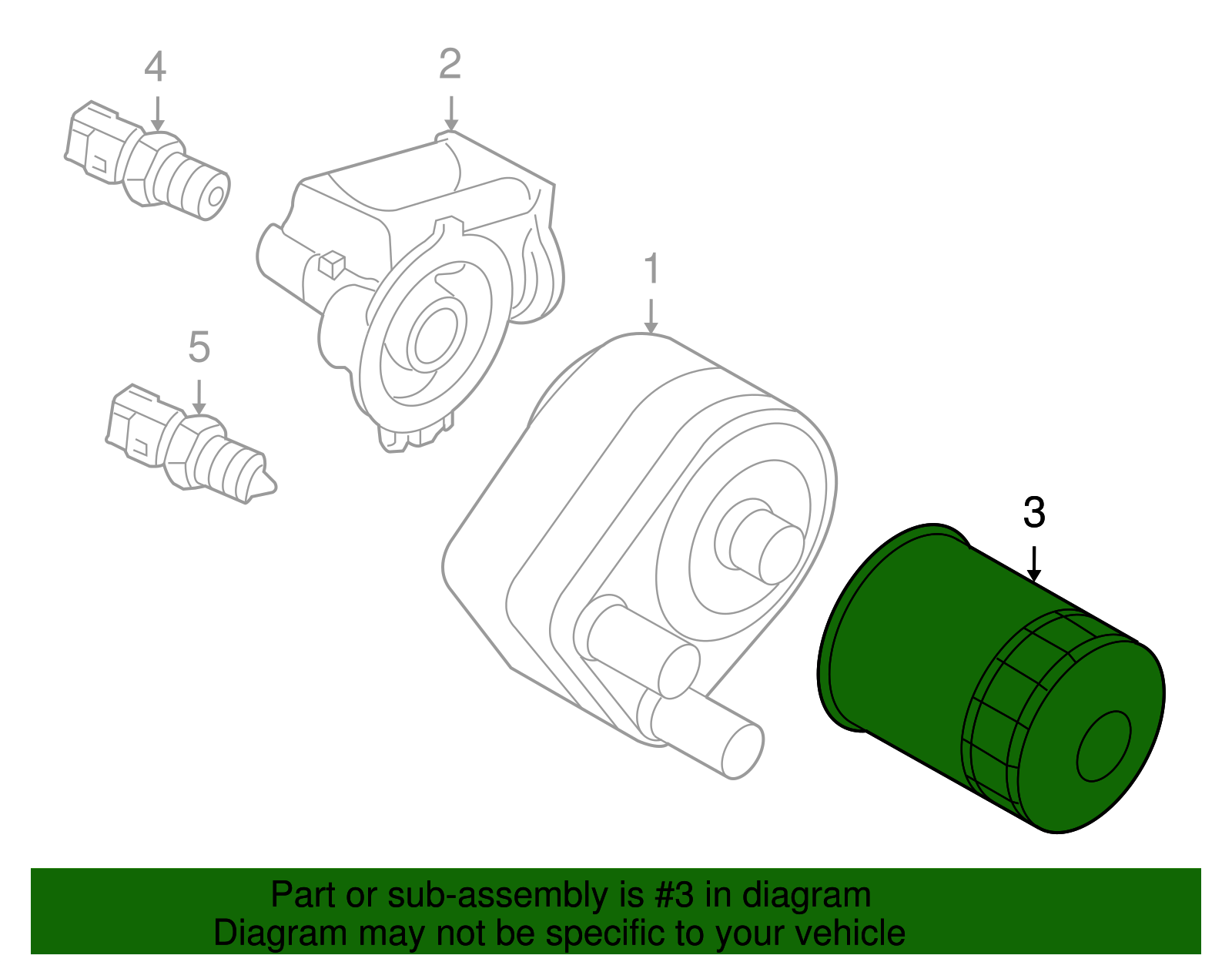 2005-2009 Land Rover | Oil Filter | LR031439 | Express Land Rover Parts