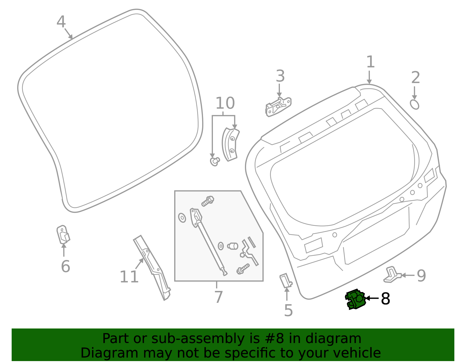 Lock Actuator 63032AN00A | Subaru Parts Store