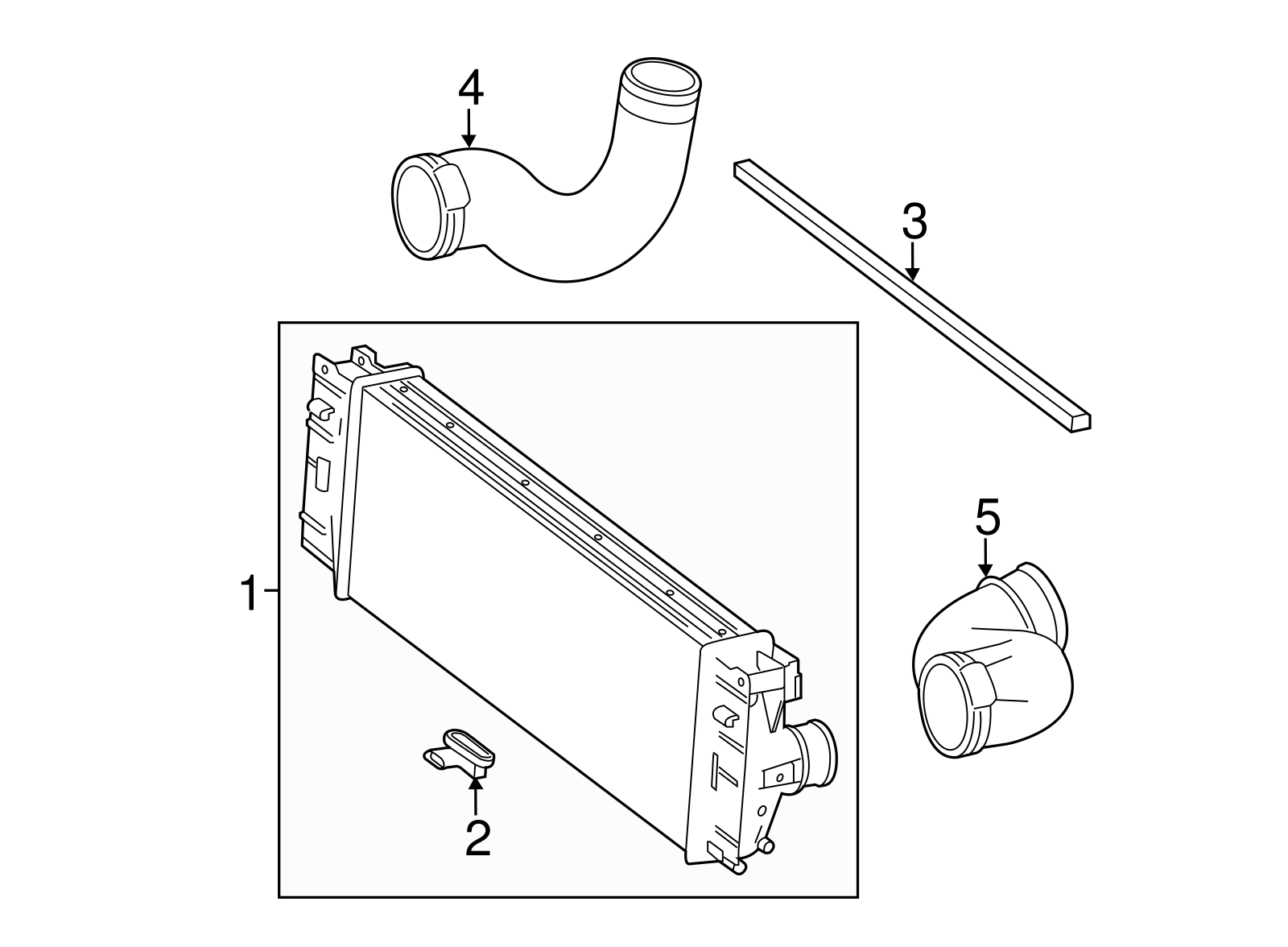 2010-2022 Mercedes-Benz Inter-Cooler 906-501-02-01 | MB Parts Center