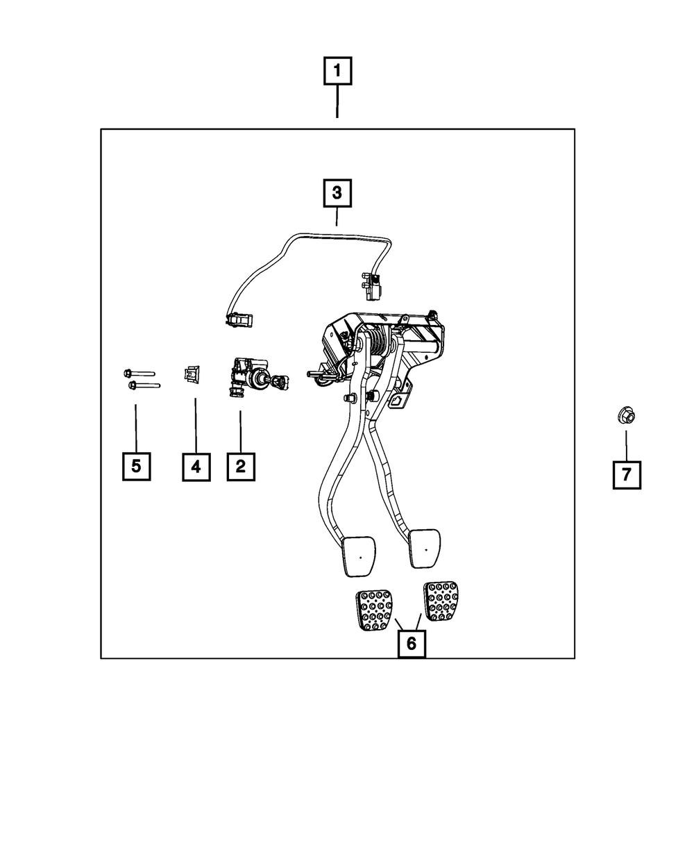 68265776AA - Clutch Master Cylinder Assembly 2009-2023 Dodge Challenger ...