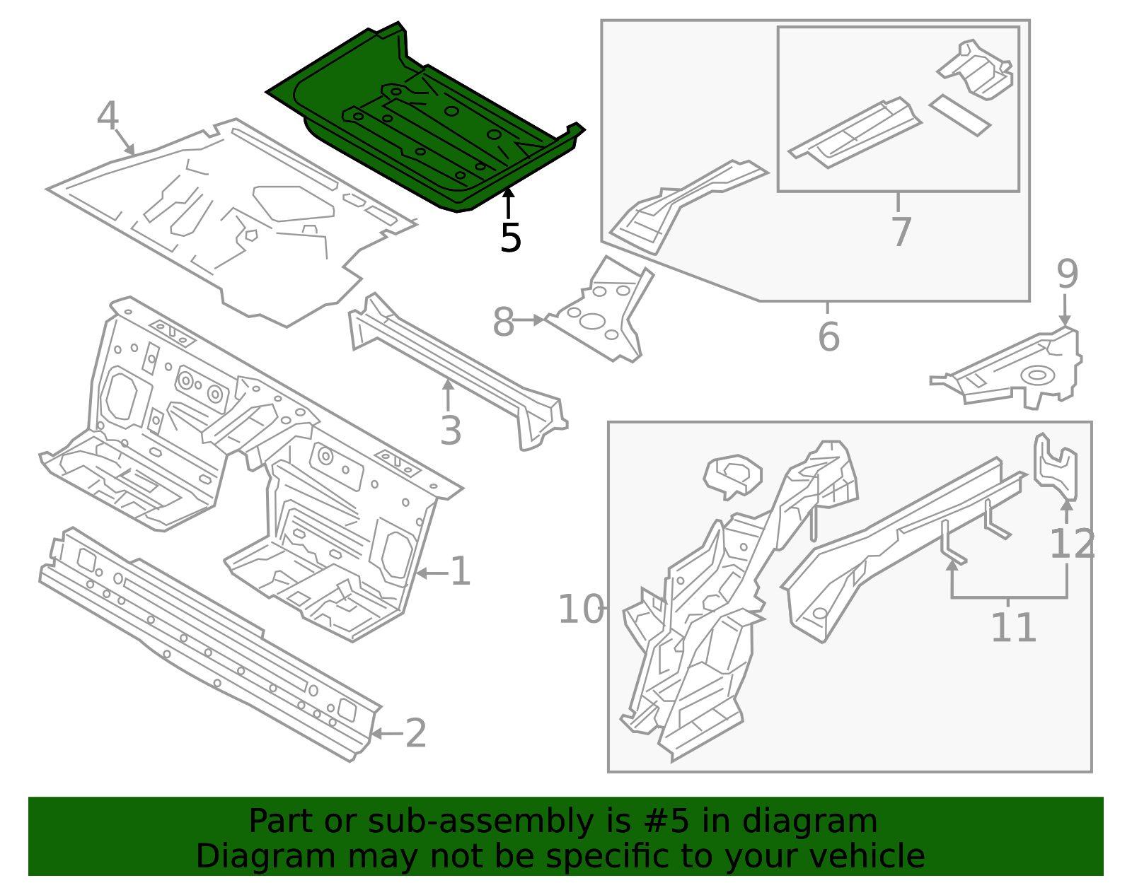 2016-2025 Mazda MX-5 Miata Floor Pan N243-53-751A | RealMazdaParts.com