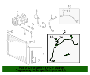 2014-2019 Toyota Corolla Liquid Line 88710-0Z460 | American Toyota Parts