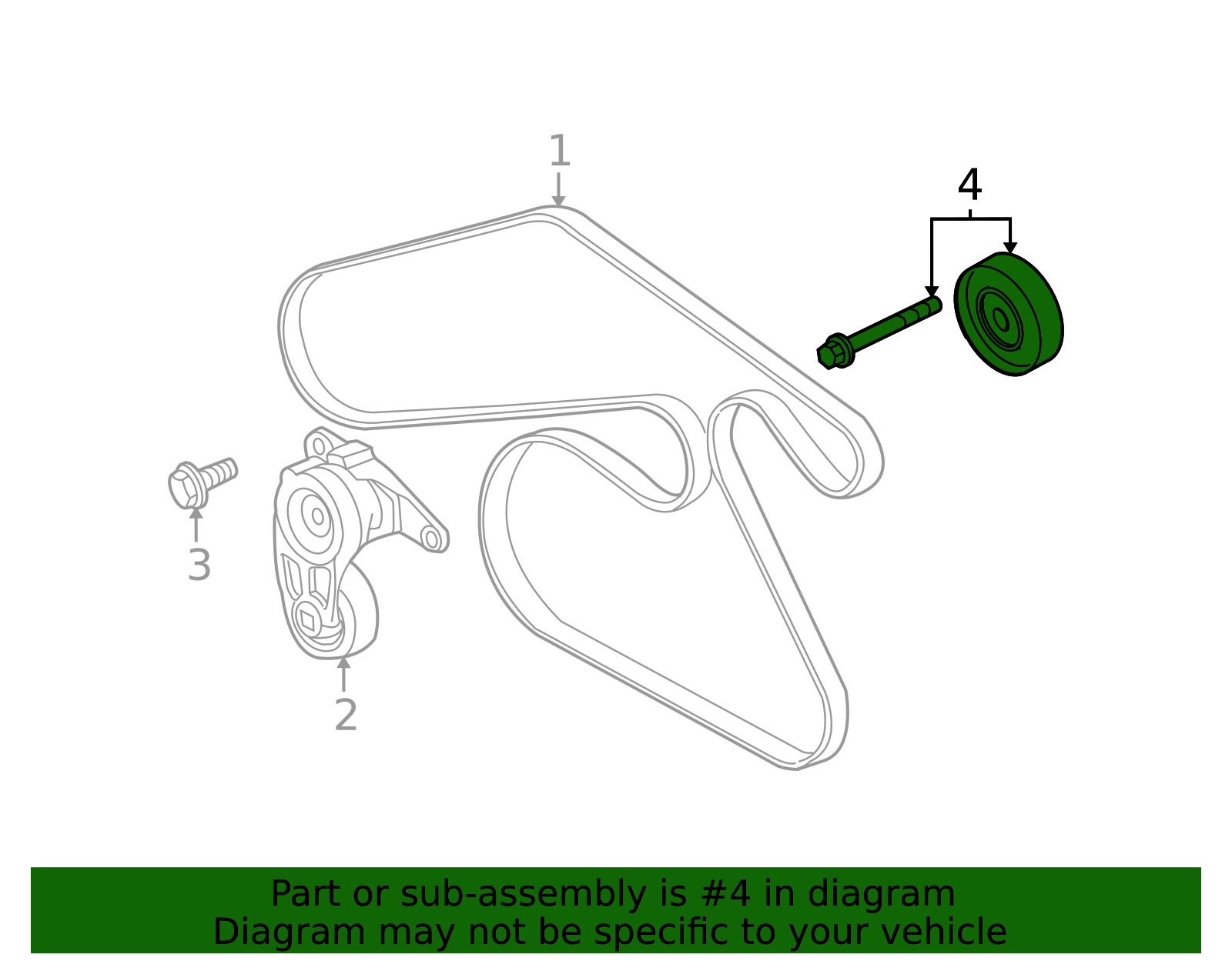 12610680 - 2004-2024 GM - Drive Belt Idler Pulley | Partners Chevy