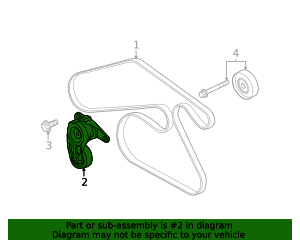 2004-2024 GM (Replaced by 12626644) Drive Belt Tensioner 12715120 GM ...