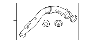 13-71-7-582-312 - Outlet Duct 2008-2012 BMW | BMW Mini Parts Depot