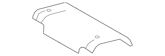 Genuine Toyota Muffler Shield part# 58327-0T010 for 2009-2015 Toyota ...