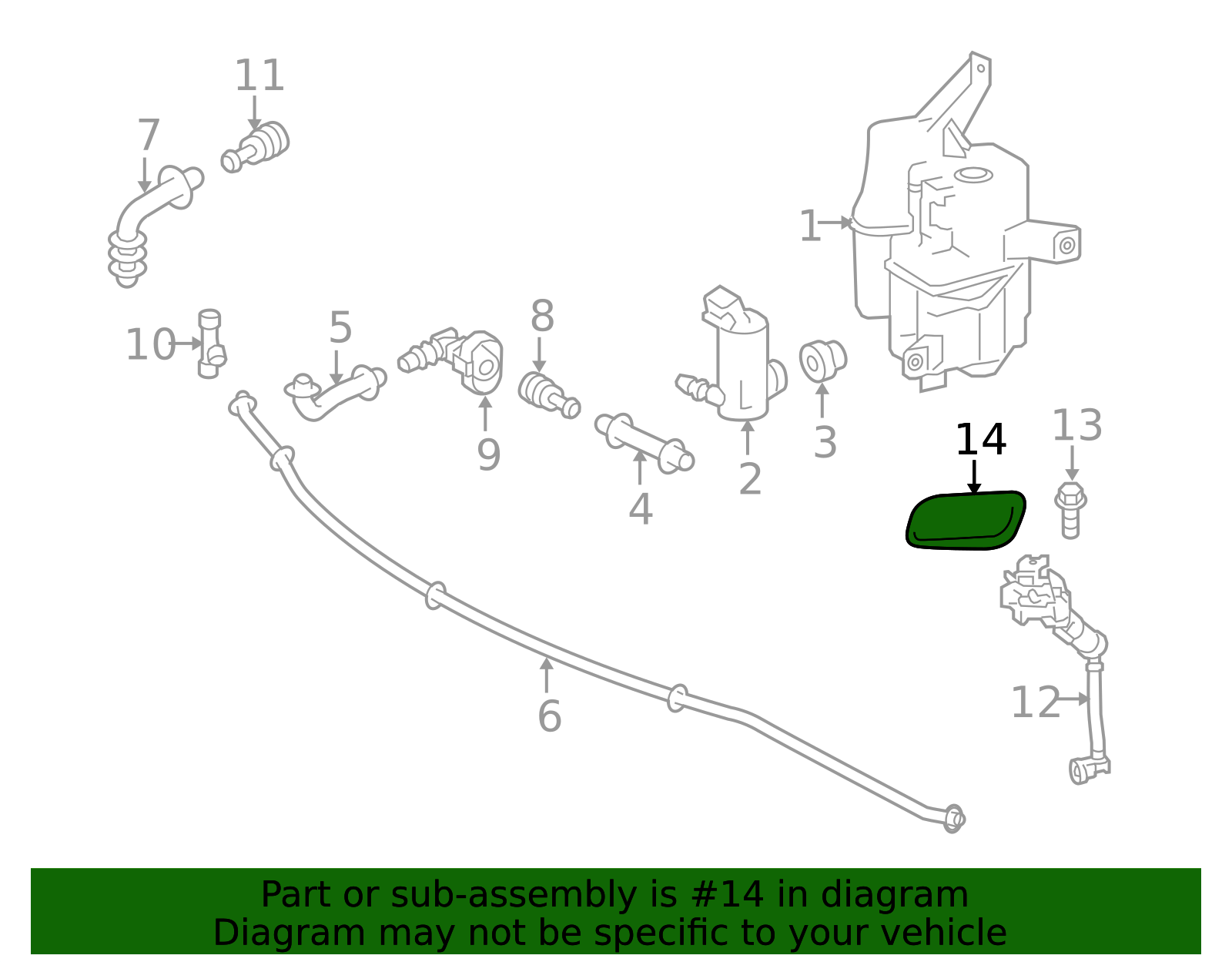 2012-2014 Toyota Prius V Actuator Cover 85353-47010-C0 | MotorMotor