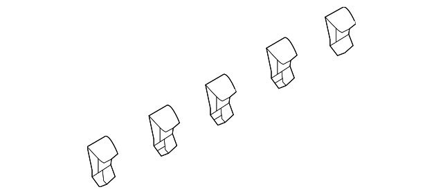 91503-TR0-A01 - Belt Molding Clip 2012-2015 Honda Civic | Honda Parts ...