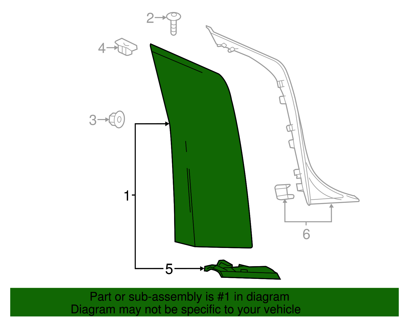 84540025 - Driver Side Turn Signal Light Assembly 2013-2018 Cadillac ...