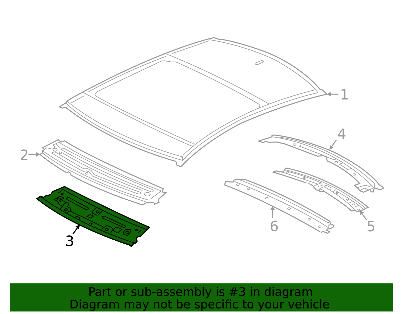 T4A2671 - High-Quality Roof Header Panel for 2017-2020 Jaguar XE ...