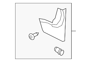 31359684 - Mud Flaps - Rear - 2010-2017 Volvo XC60 | Volvo OEM Parts Direct