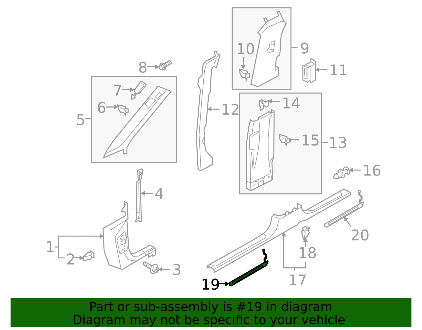 4KE-947-417 - Front Sill Plate 2019-2025 Audi | Audi OEM Parts Guy