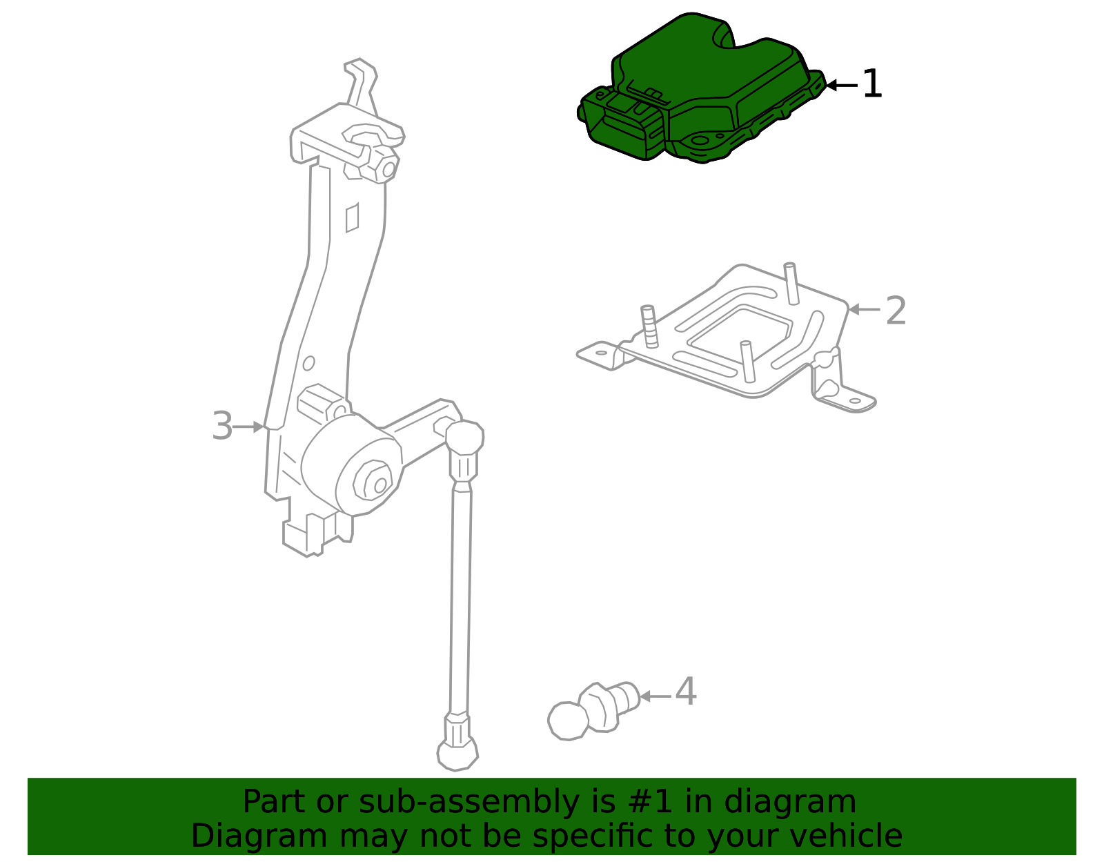 2022-2023 Buick Envision Electronic Suspension Control Module 85515837 ...