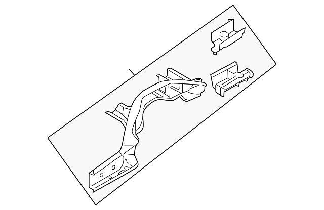 2016-2017 Infiniti QX50 Rear Rail Assembly 75509-5UB0A | Infiniti of Nashua