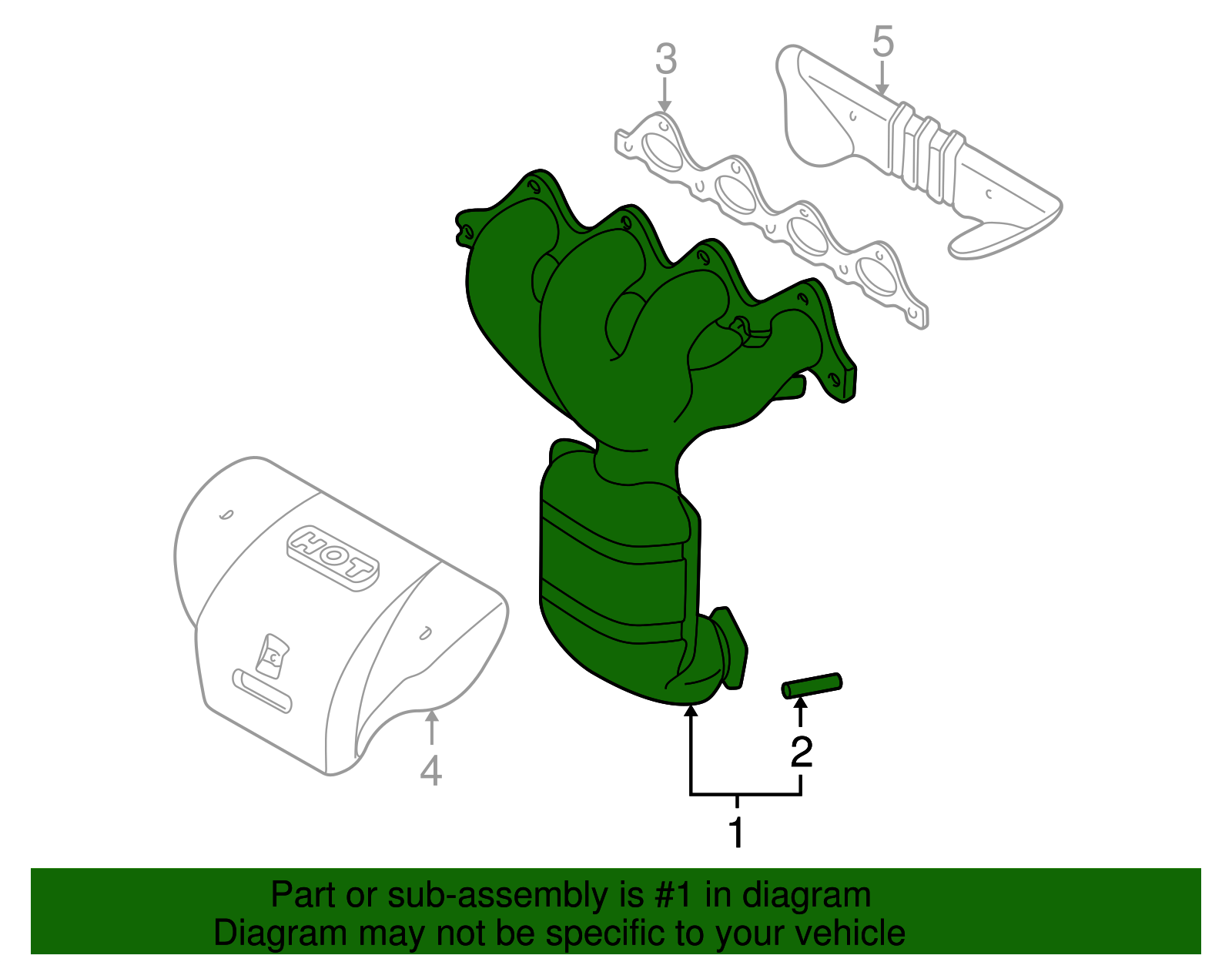 28510-23810 - Hyundai Exhaust Manifold 2004-2008 Hyundai | Performance ...