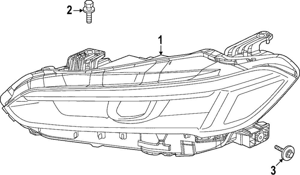 33150-T60-A21 - 2023-2024 Honda Civic - Headlamp Assembly | Honda Parts ...