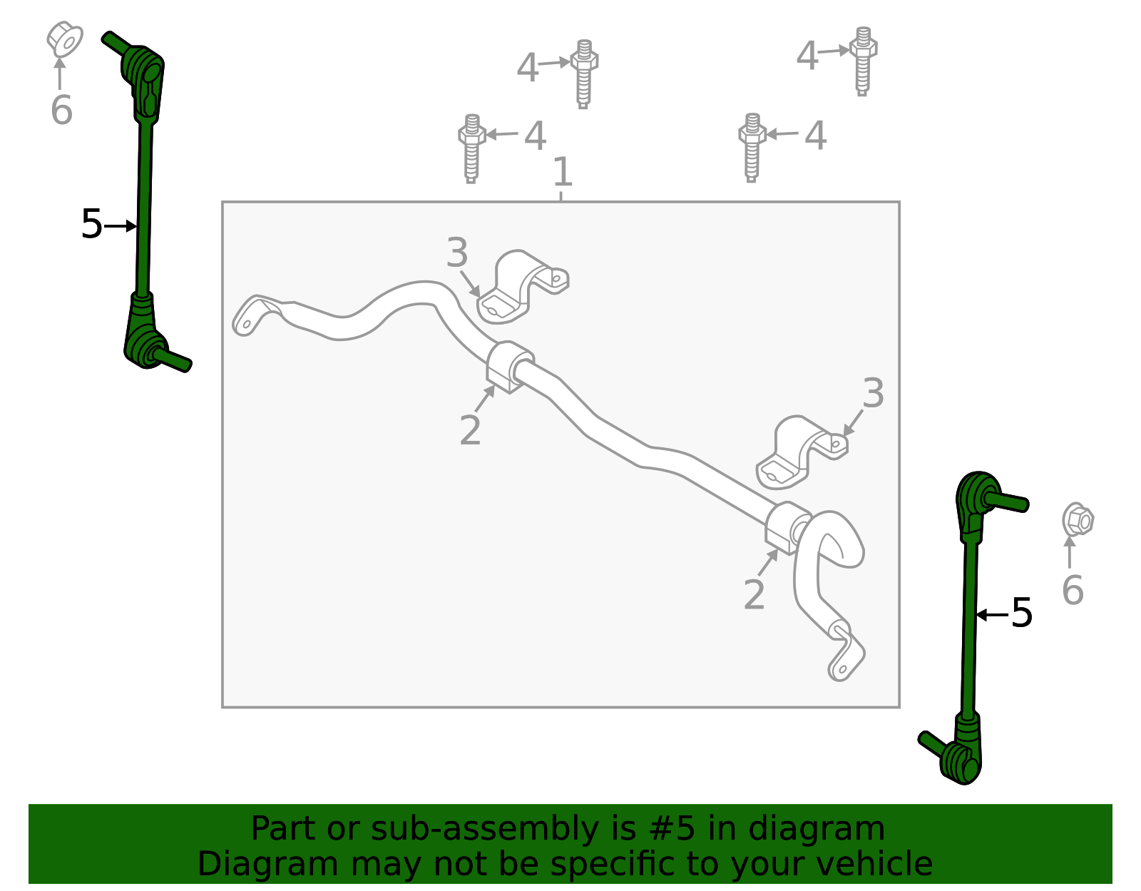 2020-2025 Ford Motorcraft™ Stabilizer Link MEF-595 | Ford OEM Parts Outlet