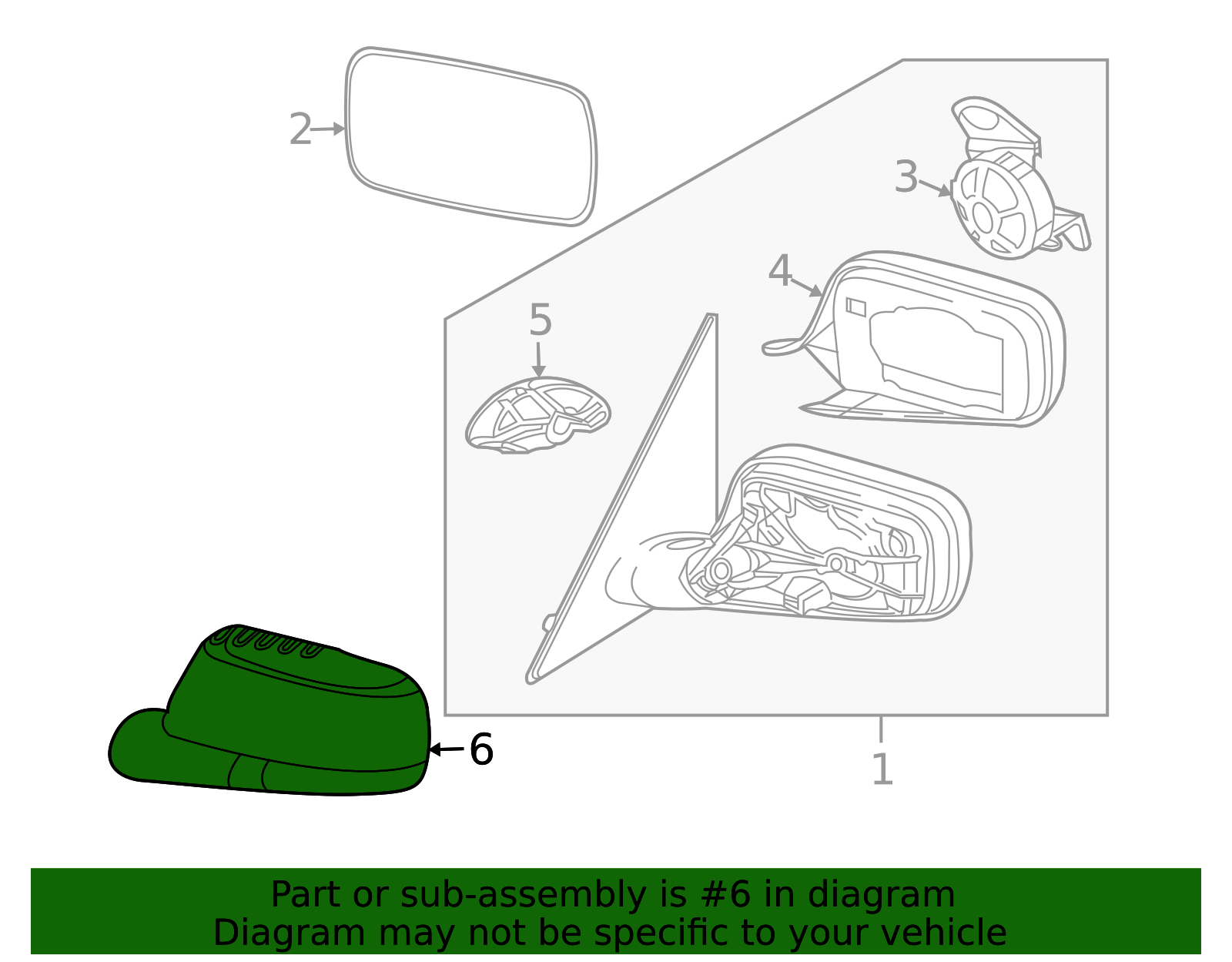 2000-2008 BMW | Mirror Cover | 51167074236 | BMW OEM Parts Store